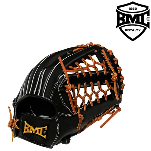 BMC 최고등급 로열티 RYT-A7 티벨트웹 외야글러브 (블랙/탄) | 외야수용 정품 야구글러브 전문몰